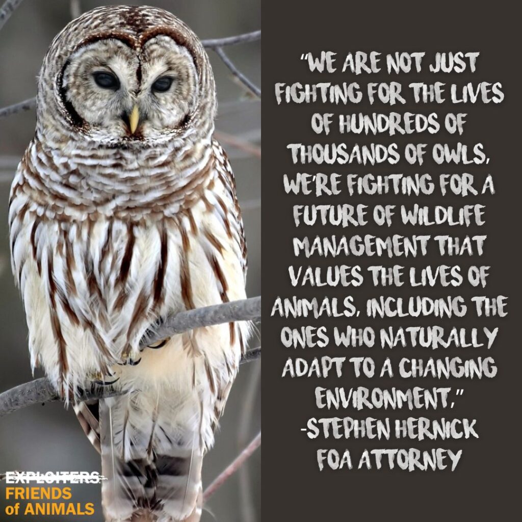 Friends of Animals | FoA supports Congress’ move to stop reckless ...